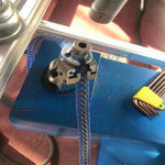Auto maintenance brake lining rivet tool riveting machine